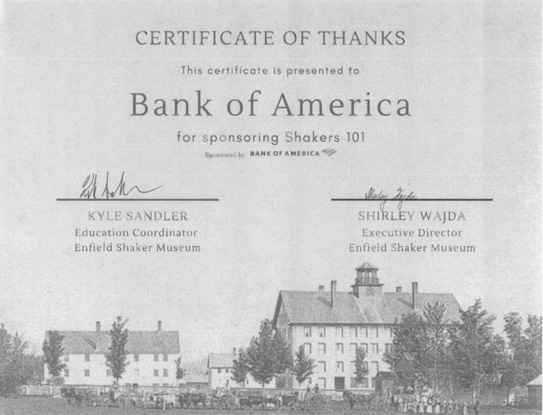 Shakers 101 - Enfield Shaker Museum